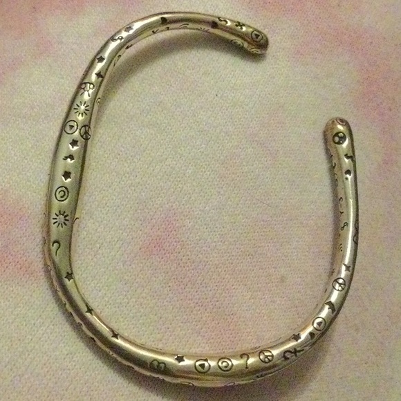 Anthropologie | Jewelry | New Anthro Everyday Symbols Cuff Bracelet 925 ...
